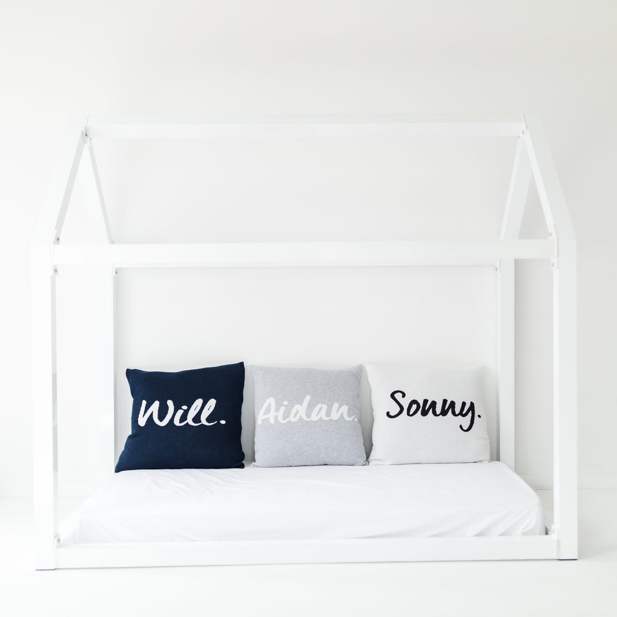Personalised Name Cushion | Indigo Navy & Ivory – NAMELY CO